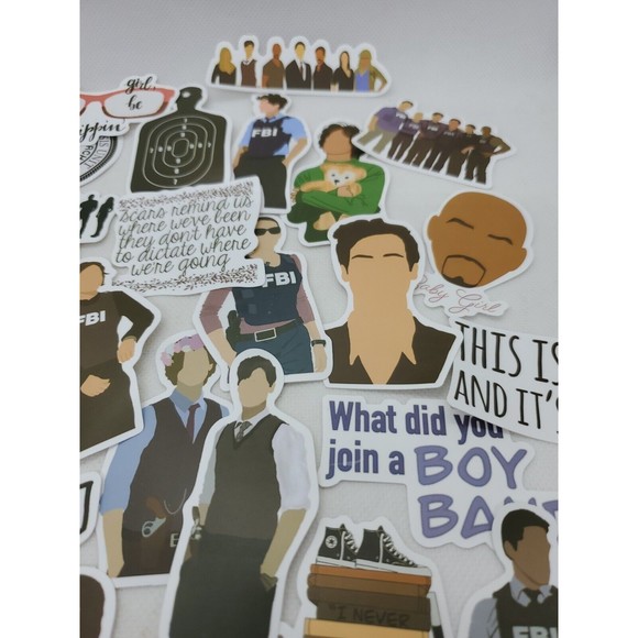 Source Unknown | Other | Criminal Minds 5pcs Deco Stickers Pack Movie ...